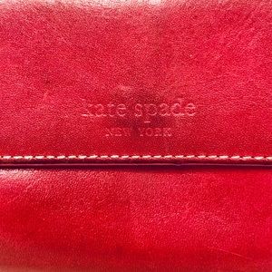 kate spade | Bags | Kate Spade Red Leather Wallet | Poshmark